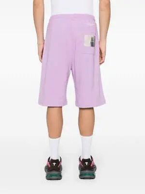 MSGM Drawstring Track Shorts - Purple