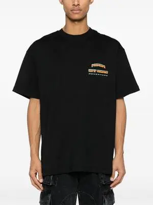 MSGM Logo-print Cotton T-shirt