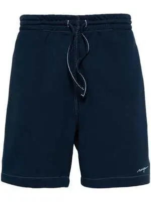 MSGM Logo-embroidered Track Shorts