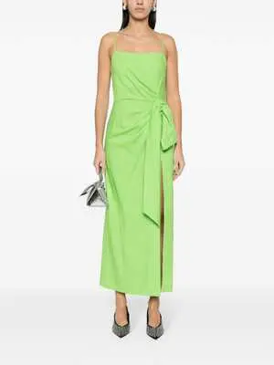 MSGM Gathered-detail Maxi Dress
