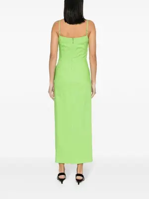 MSGM Gathered-detail Maxi Dress