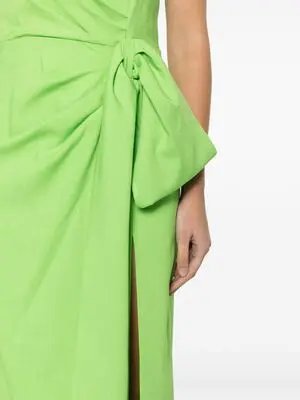 MSGM Gathered-detail Maxi Dress