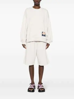 MSGM Drawstring Track Shorts - Neutrals