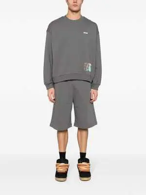 MSGM Drawstring Track Shorts - Grey