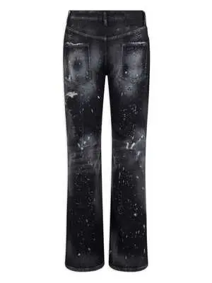 Dsquared2 Distressed Straight-leg Jeans