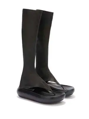 JIL SANDER Open-toe Knee-high Boots