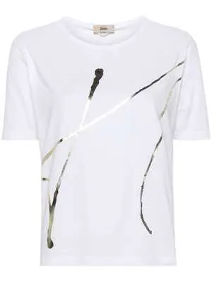 Herno Logo-print Cotton T-shirt - White