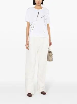 Herno Logo-print Cotton T-shirt - White