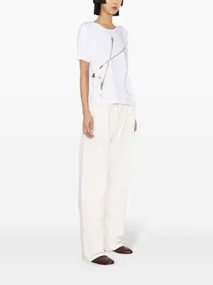Herno Logo-print Cotton T-shirt - White