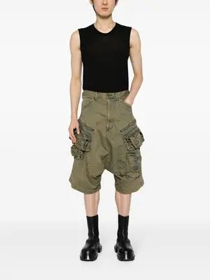 JULIUS Drop-crotch Denim Cargo Shorts