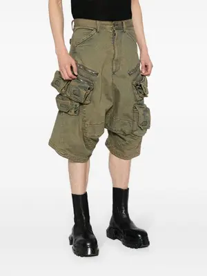 JULIUS Drop-crotch Denim Cargo Shorts