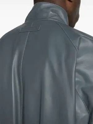 Marni Leather Bomber Jacket