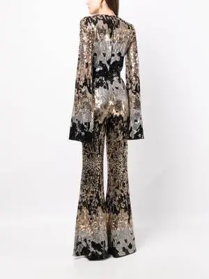 Elie Saab Sequin-embellished Jumpsuit