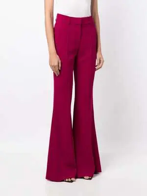Elie Saab Cady Mid-rise Trousers - Purple