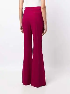 Elie Saab Cady Mid-rise Trousers - Purple