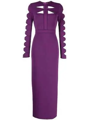 Purple Cut Out Dresses
