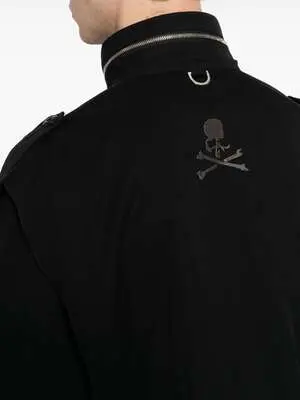 MASTERMIND WORLD Logo-print Zip-detail Jacket - Black