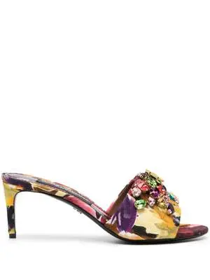 Dolce & Gabbana Round Toe Mules Clogs For Women