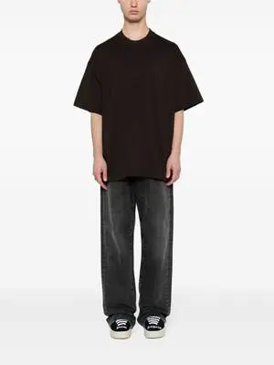 MASTERMIND WORLD Logo-print Cotton T-shirt - Brown
