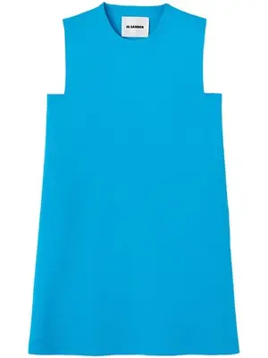 JIL SANDER Sleeveless Shift Dress - Blue