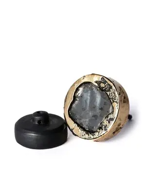 PARTS OF FOUR Diamond Stud Earring - Gold
