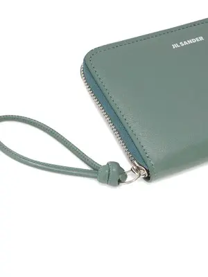 JIL SANDER Giro Logo-stamp Leather Wallet