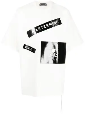 MASTERMIND WORLD Logo-print Cotton T-shirt - White