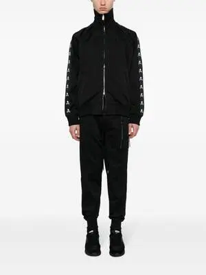 MASTERMIND WORLD Logo-tape Panelled Jacket