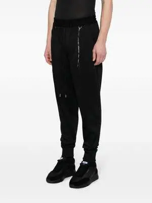 MASTERMIND WORLD Logo-print Drawstring Track Pants - Black