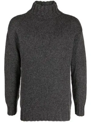 FORME D'EXPRESSION High-neck Ribbed Jumper