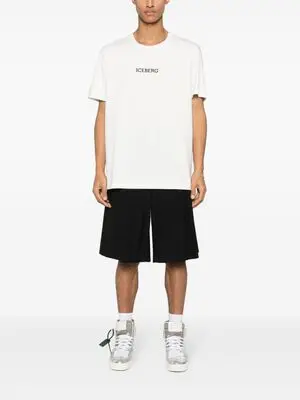 Iceberg Logo-print Stretch-cotton T-shirt