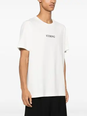 Iceberg Logo-print Stretch-cotton T-shirt