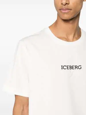 Iceberg Logo-print Stretch-cotton T-shirt