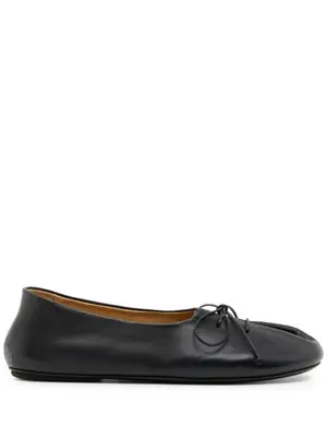 Marsèll Girella Leather Ballerinas - Black