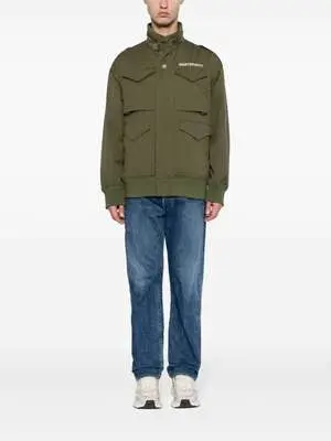 MASTERMIND WORLD Logo-print Jacket - Green