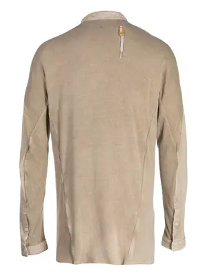 Boris Bidjan Saberi Collarless Cotton Shirt