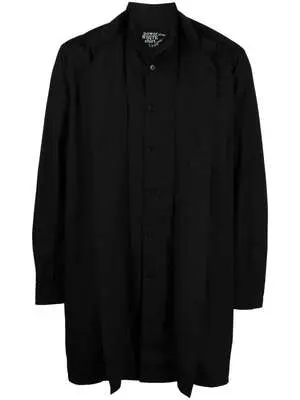 Yohji Yamamoto Long-sleeve Layered Shirt