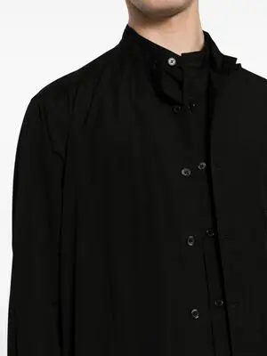 Yohji Yamamoto Long-sleeve Layered Shirt