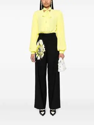 MSGM Tie-fastening Long-sleeve Shirt