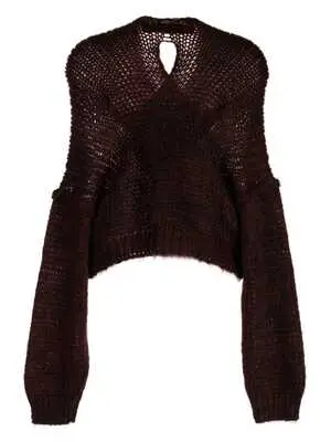 Isabel Benenato Open-knit Jumper