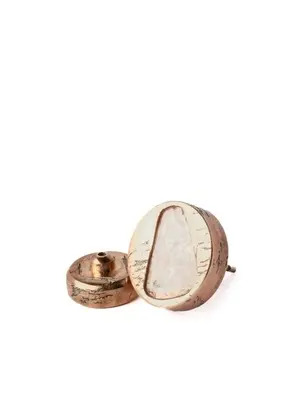 PARTS OF FOUR Diamond Stud Earring - Pink