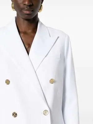Michael Kors Crepe Double-breasted Blazer