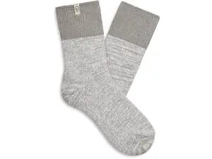 UGG Rib Knit Slouchy Quarter Socks - Blue