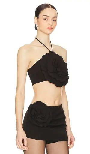 LOVERS AND FRIENDS Zora Halterneck Crop Top