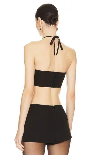 LOVERS AND FRIENDS Zora Halterneck Crop Top