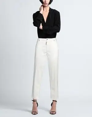 Dsquared2 Boyfriend Jeans In Stretch Denim - White