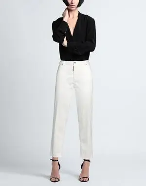 Dsquared2 Boyfriend Jeans In Stretch Denim - White
