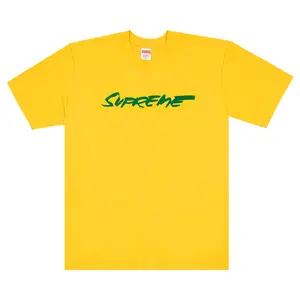 Supreme Futura Logo Tee - Yellow