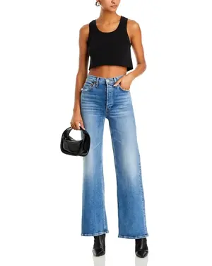 A.L.C. Halsey Cotton Tank Top - Black