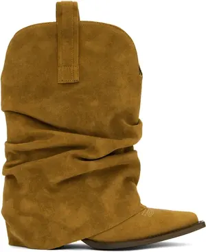 R13 Low Rider Cowboy Boots - Light Brown